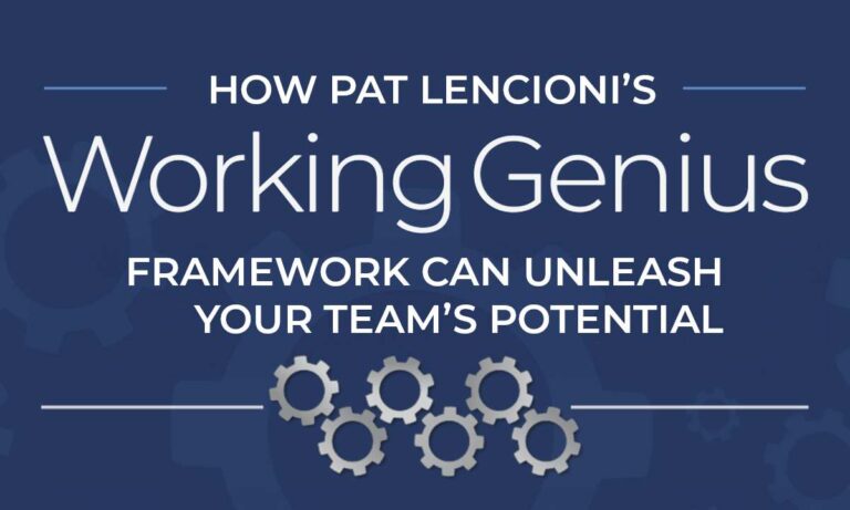 Lencioni's Working Genius Framework Boosts Team Performance